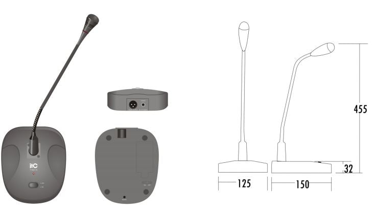 T-621A Microphone (Built-in chime) – ITC MALAYSIA - PA System ...