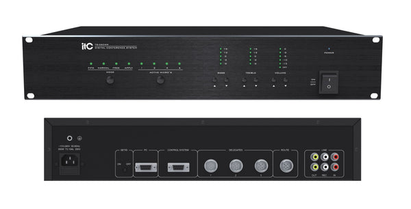 TS-0604 Series TS-0604M Digital Conference System Controller – ITC ...