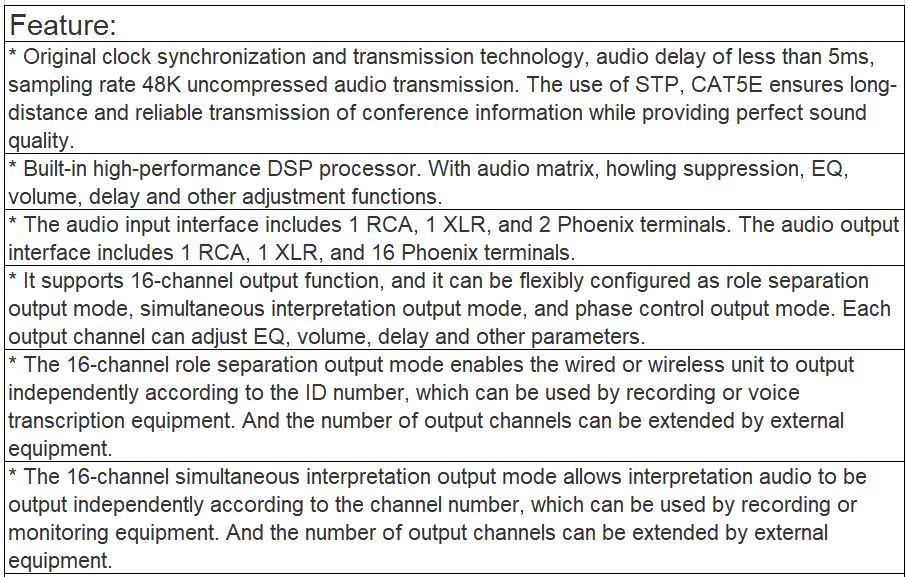 TS-0300M Conference Controller – ITC MALAYSIA - PA System | LED Screen Panel TV | Video Conferencing
