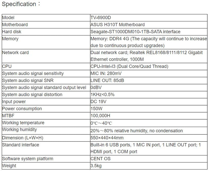 TV-6900D Video Intercom Controller – ITC MALAYSIA - PA System | LED ...