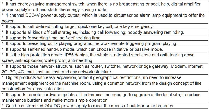 T-7732 IP network emergency intercom terminal (industrial grade) – ITC ...