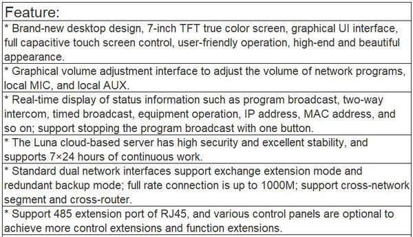 T-7802U Desktop Intercom Paging Microphone – ITC MALAYSIA - PA System ...