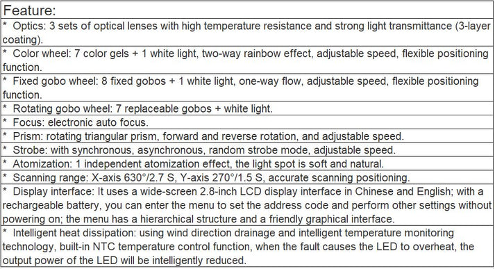 TL-SL182 200W Moving Head Gobo Light – ITC MALAYSIA - PA System | LED Screen Panel TV | Video ...