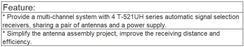 T-522A Microphone Antenna Distributor – ITC MALAYSIA - PA System | LED Screen Panel TV | Video ...