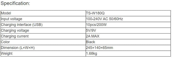 TS-W180Q Charging box – ITC MALAYSIA - PA System | LED Screen Panel TV | Video Conferencing